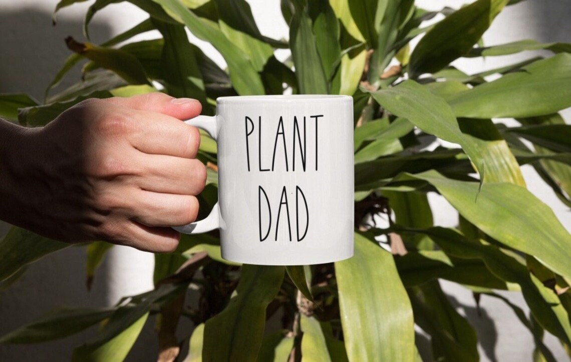Plant Dad Mug Father of Plants Funny Coffee Cup Gift for Plant Lovers ...