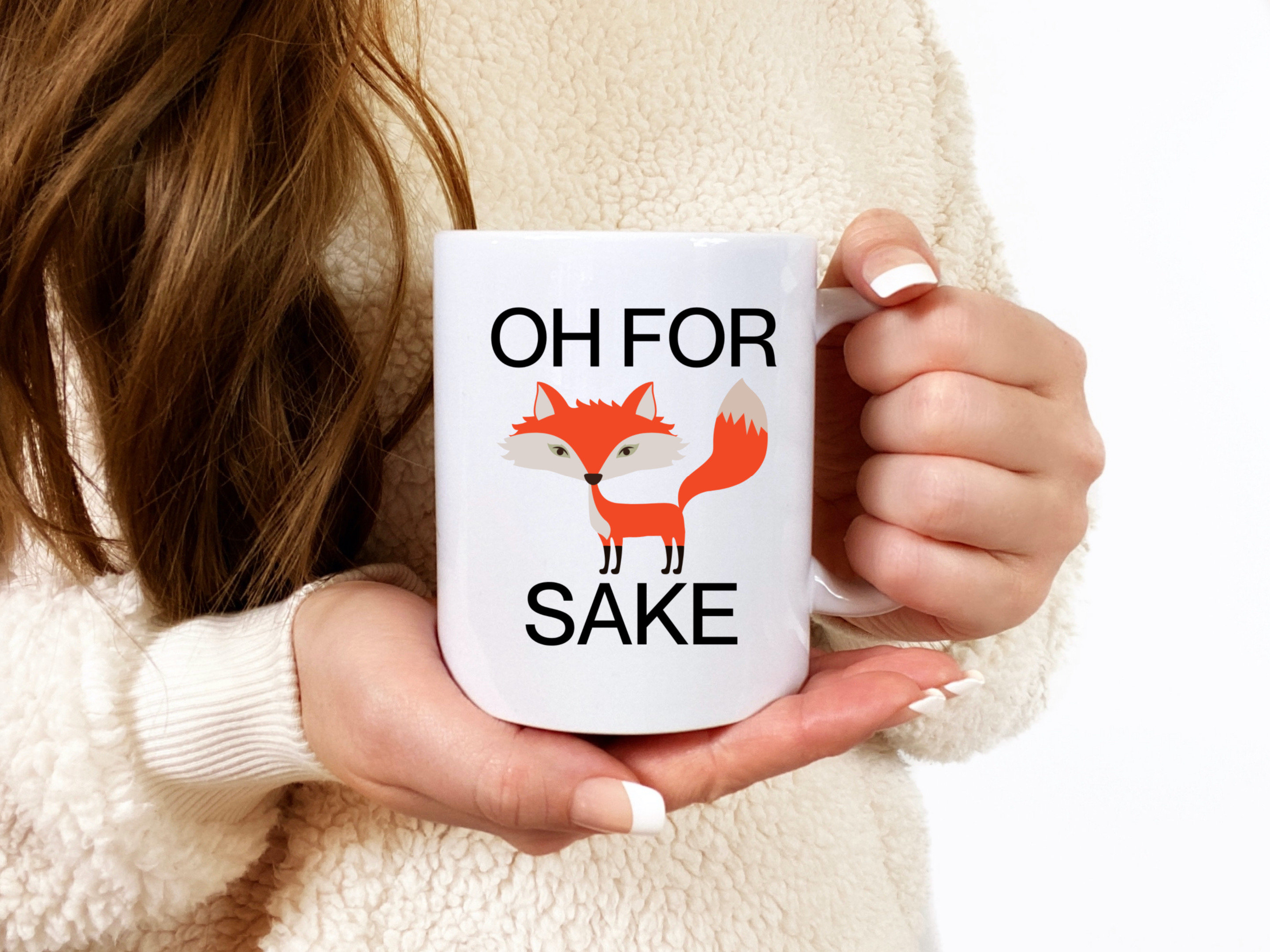 Oh, for Fox Sake, Coffee or Tea Mug. Funny Coffee Mug Makes a Great ...