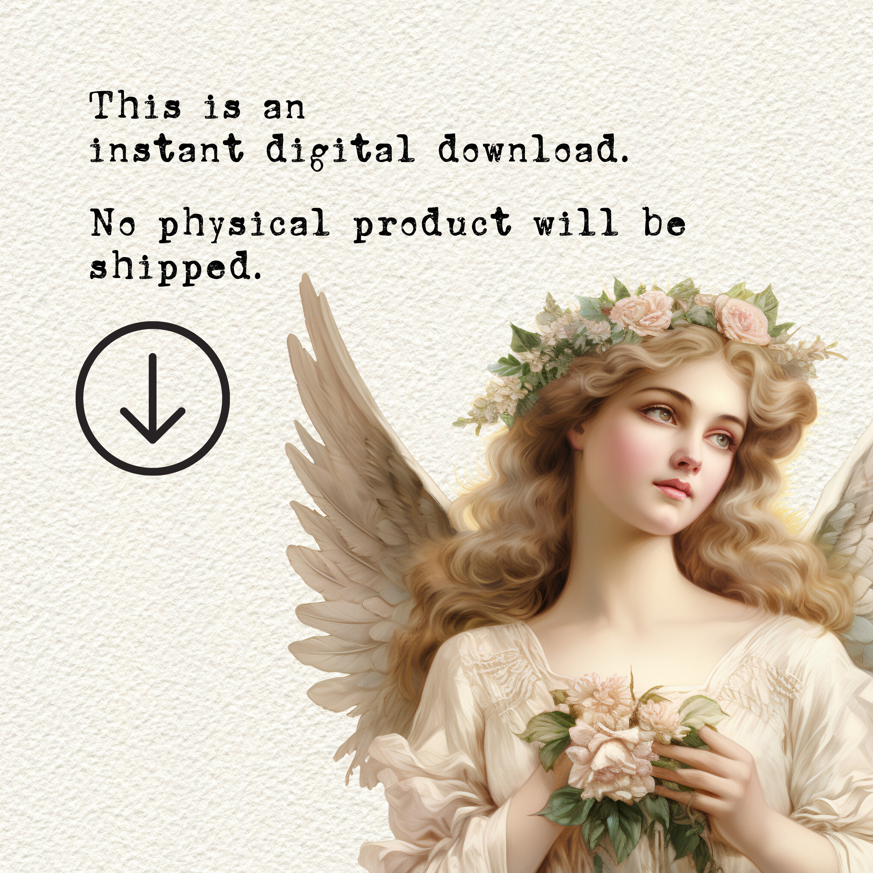 Victorian Clipart, Victorian Angel Ephemera, Vintage Clipart, Angel PNG ...
