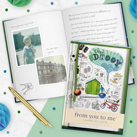 Guided Memory Journal for Fathers Daddy Papa or Godfather | Etsy