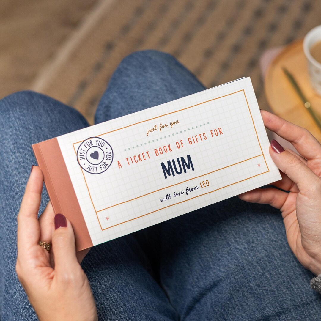 Custom Ticket Book | 12 Ticket Style Gifts | Custom Coupon Book ...