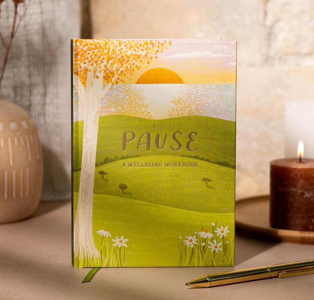 Pause Wellbeing Anxiety Relief Workbook | Personal Development Journal ...