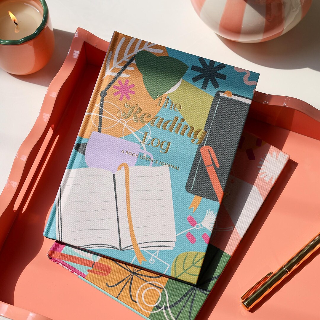 Reading Log Journal Book Tracker & Planner for Book Lovers Bibliophiles ...
