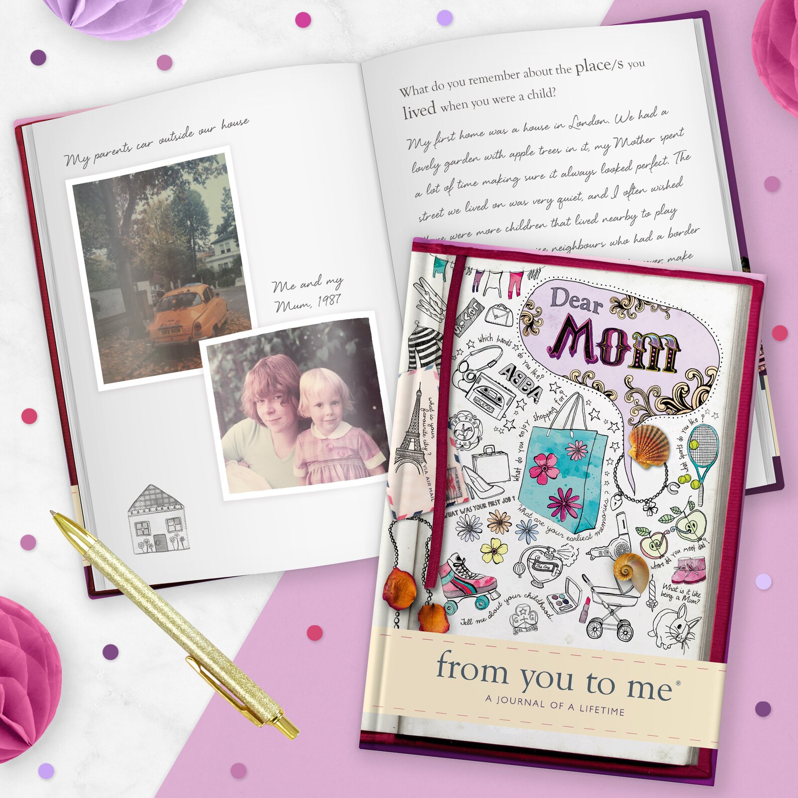 Guided Memory Journal for Mothers Ma Mam Mama Mom or | Etsy UK