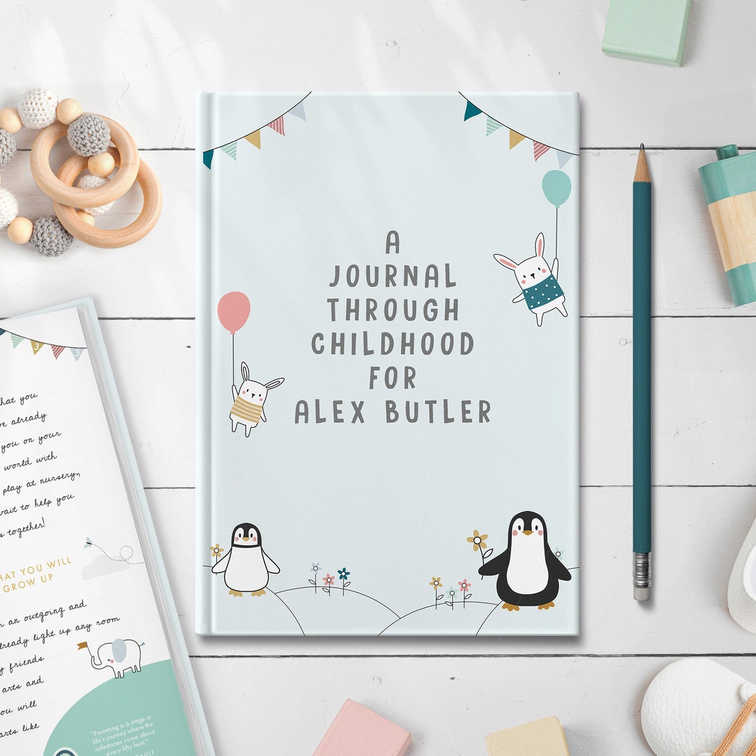 Personalised A Journal Through Childhood | A Journal to Capture ...