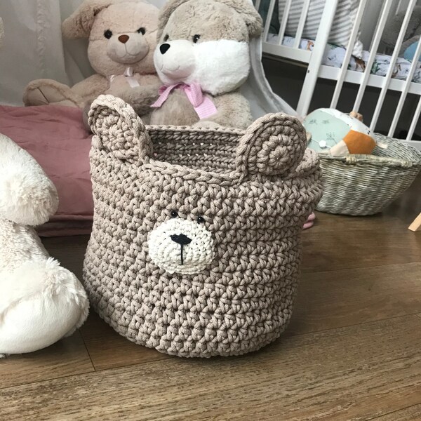 Bear Basket - Etsy