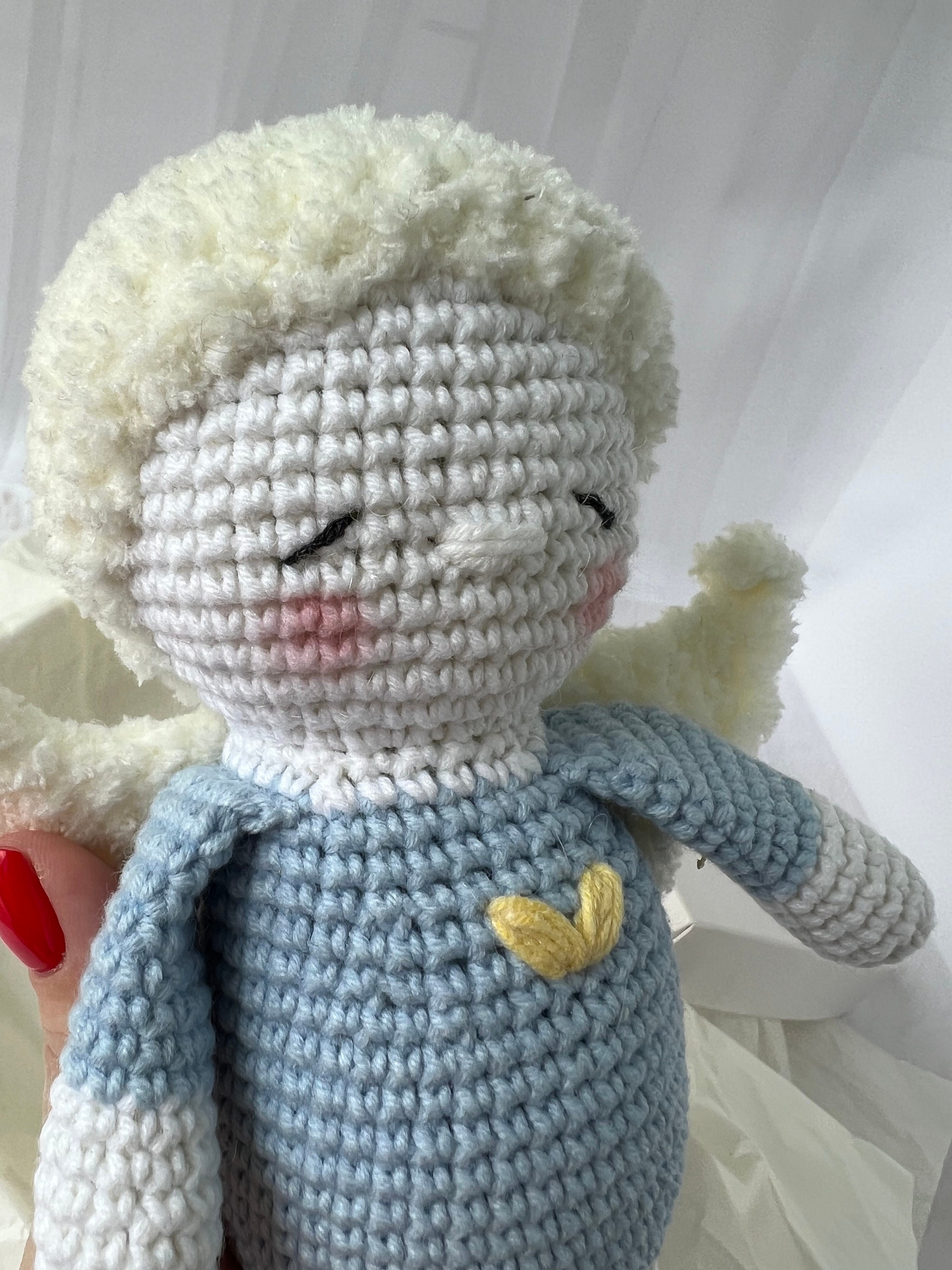 Crochet Angel Toy, Baby Gift, Angel Soft Toy for Baby, Gift for New ...