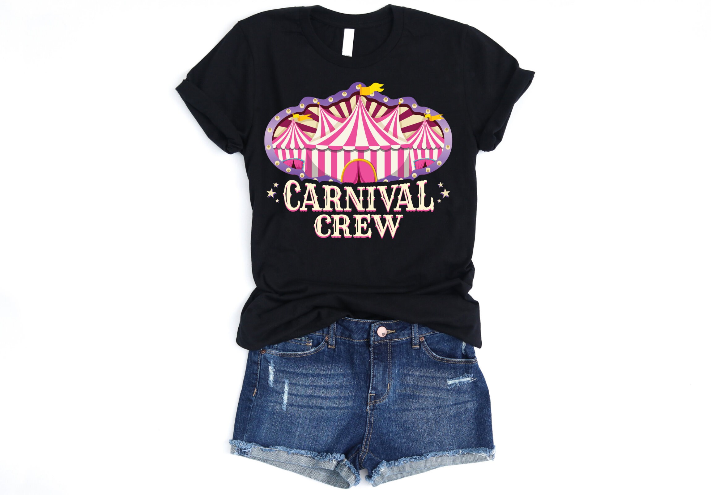 Pink Carnival Crew Shirt, Carnival Theme Party Shirt, Carnival Birthday ...