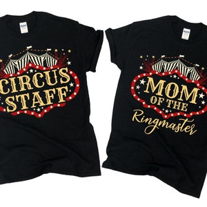 Mom of the Ringmaster Shirt, Circus Themed Party, Circus Shirt, Circus ...
