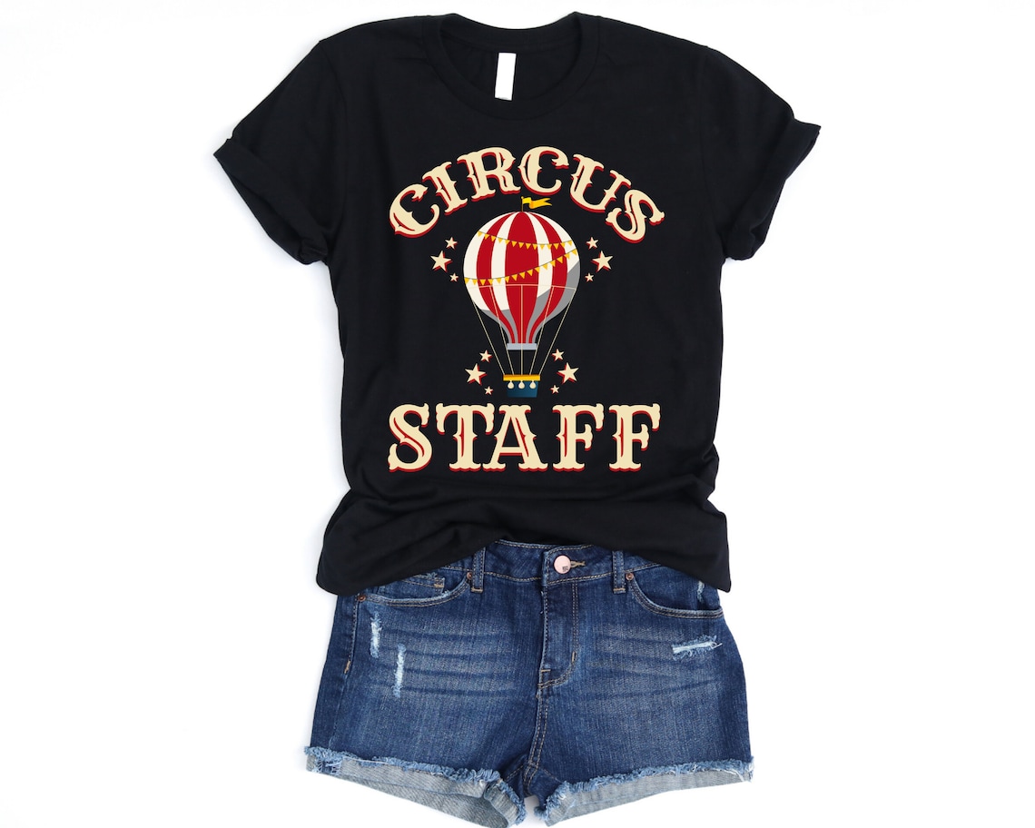 Circus Staff Shirt, Circus Themed Party, Circus Shirts, Circus Birthday ...