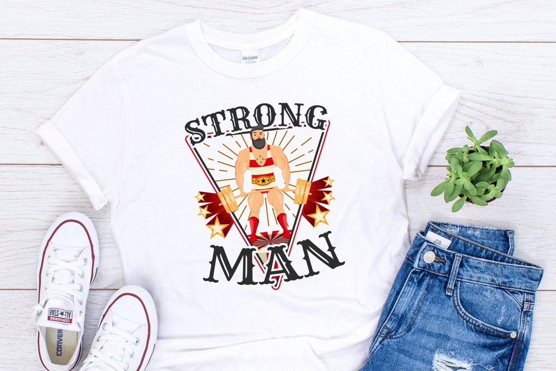 Circus Themed Party Circus Strongman Strongman Shirt | Etsy