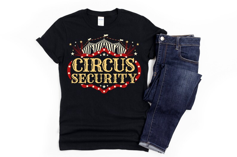 Circus Security Shirt Circus Themed Party Circus Clothes - Etsy