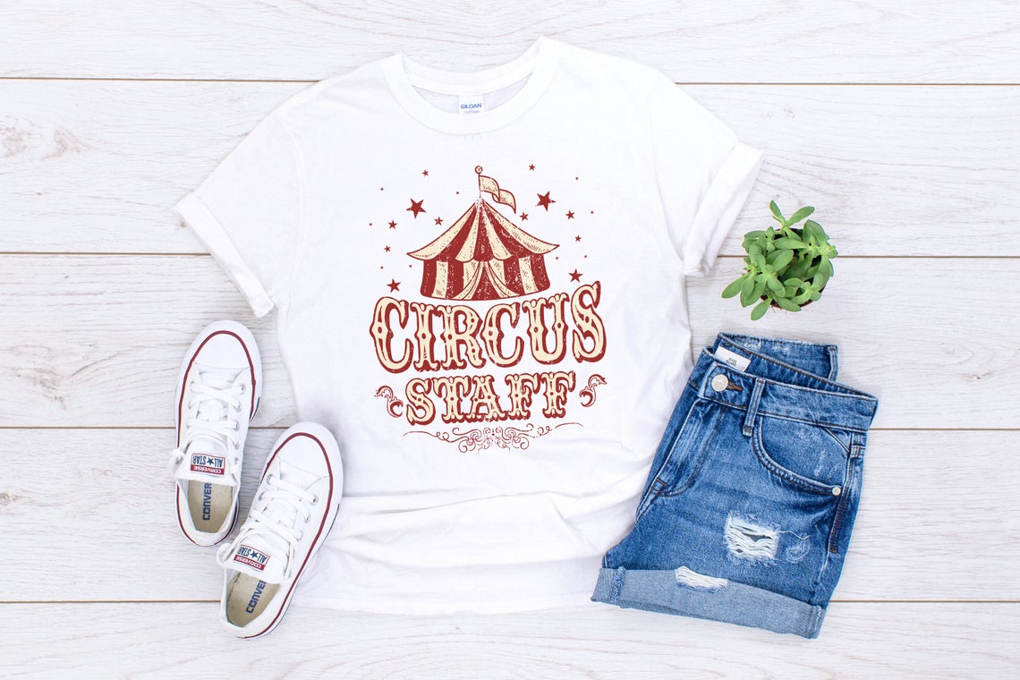 Circus Staff Shirt Circus Themed Party Circus Shirts Circus | Etsy