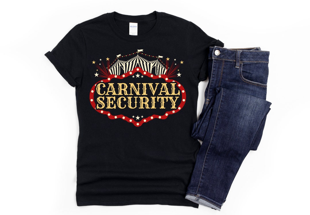 Carnival Security Shirt, Carnival Theme Party, Carnival Birthday Shirt ...