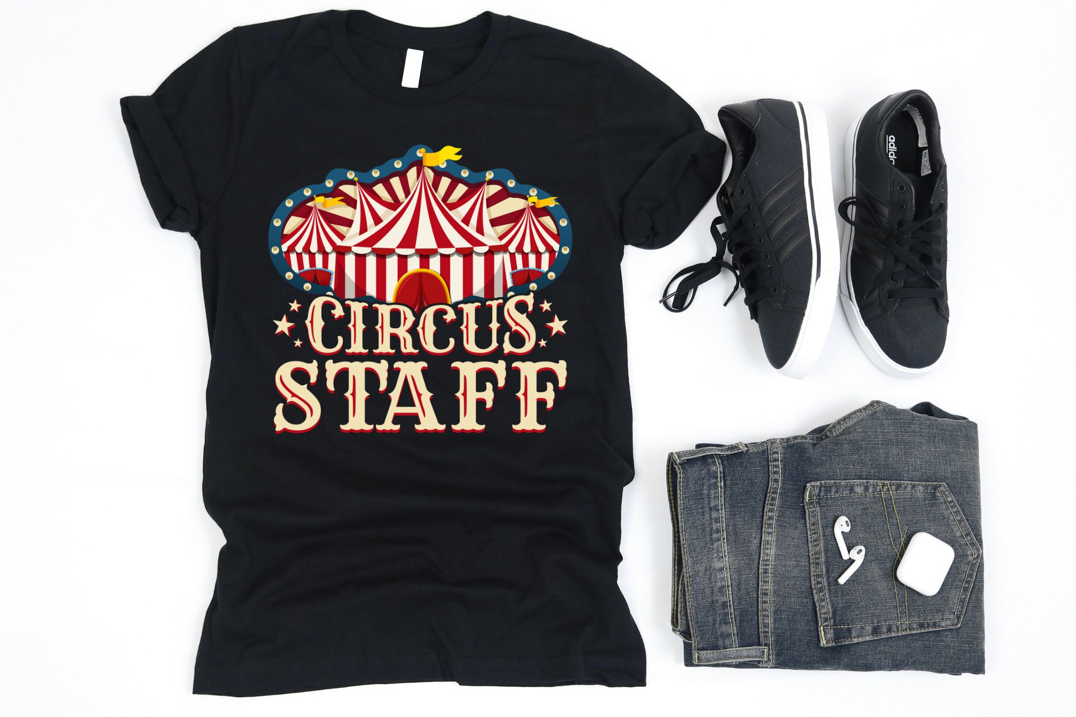Circus Staff Shirt, Circus Themed Party, Circus Shirts, Circus Birthday ...