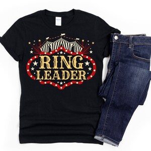 Ring Leader Shirt, Circus Themed Party, Circus Shirts, Circus Birthday ...