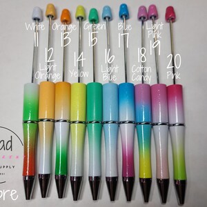 Beaded Pen Blanks, Bulk Pens, Crafting Pens, Pens in Bulk, Black Ink ...