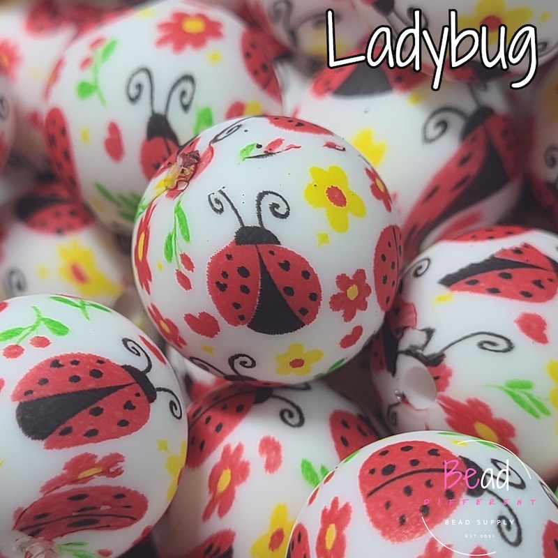 Ladybug Beads - Etsy