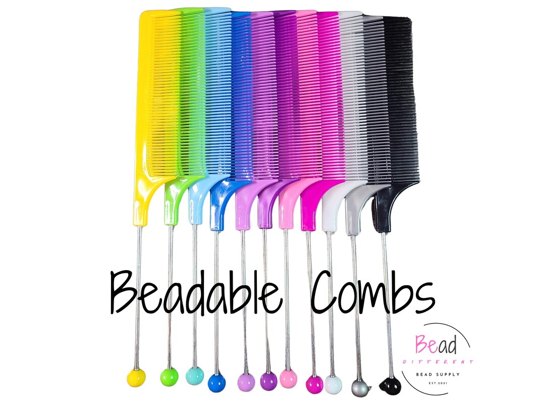 Plastic Comb, Beadable Blank, Things to Bead, Gift for Hair Stylist ...