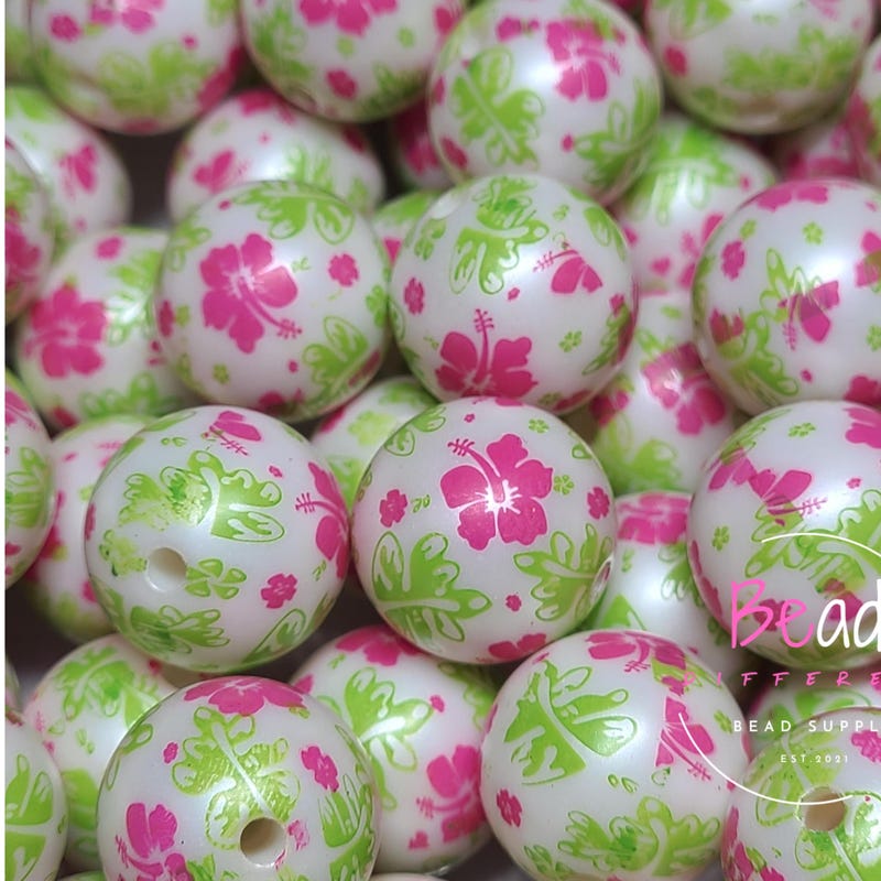 Hawaii Flower Beads - Etsy