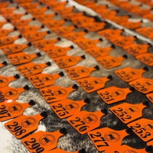 Custom Laser-engraved Cattle Ear Tags: Large Durable Ranch ID With Y ...