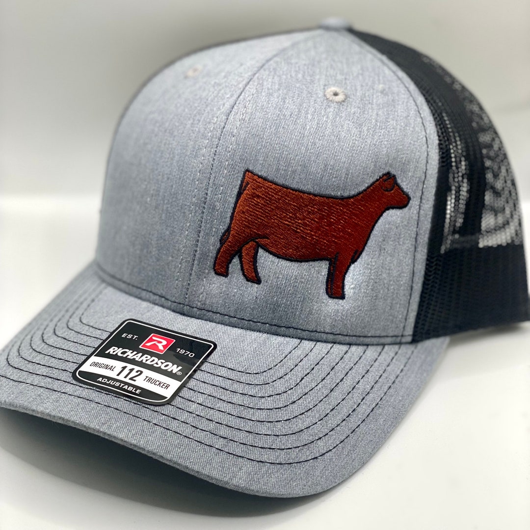 Red Angus Embroidered Hat, Red Angus Show Heifer Hat - Etsy