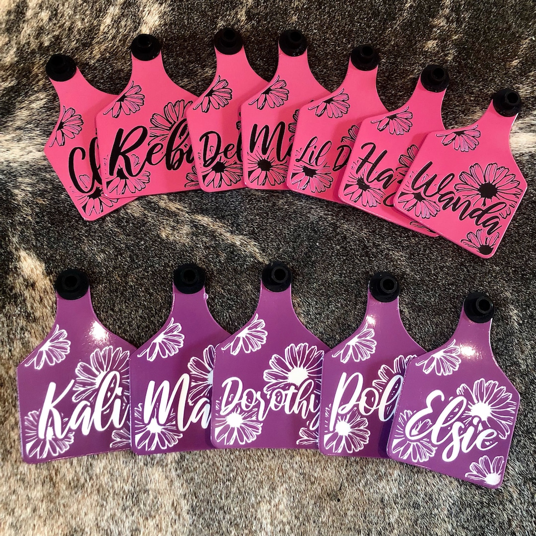 Custom Laser-engraved Cattle Ear Tag – Durable Ritchey Livestock Tag ...