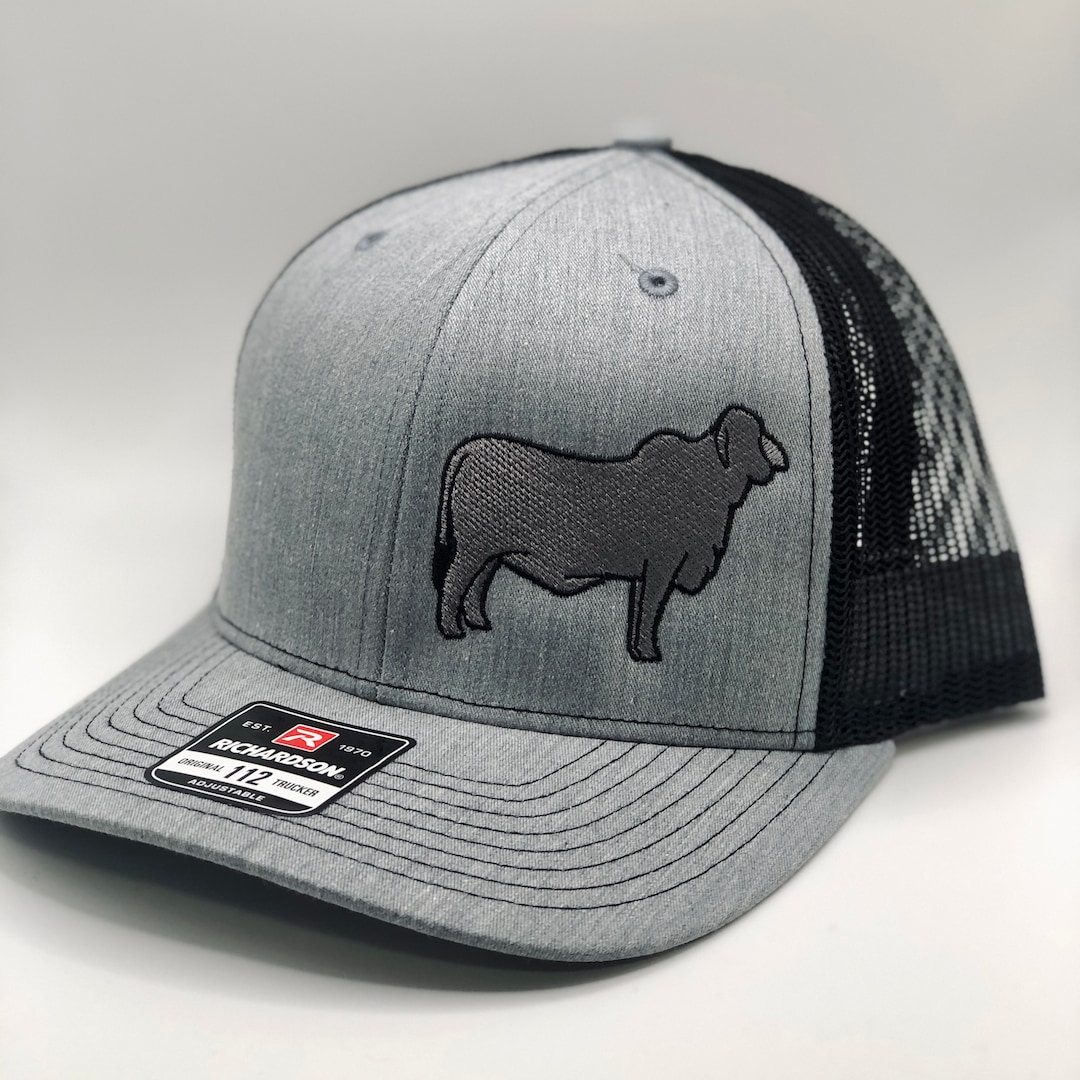 Custom Livestock Brahman Embroidered Trucker Cap, Show Cattle Cap ...
