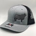 Custom Livestock Brahman Embroidered Trucker Cap, Show Cattle Cap ...