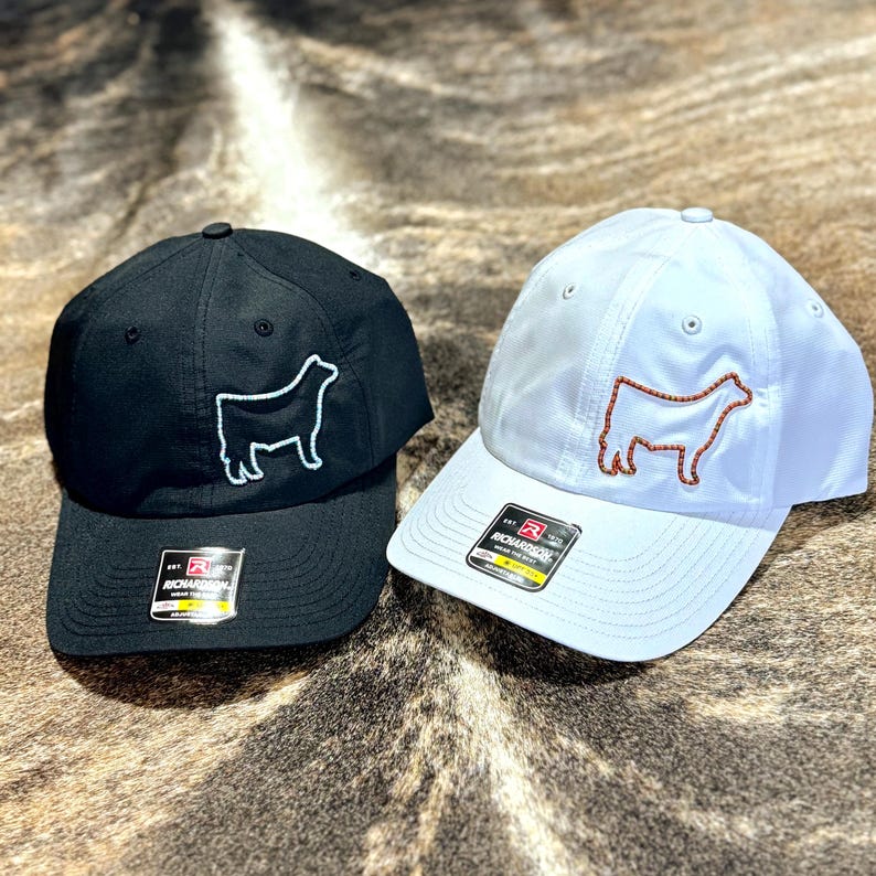 3D Puff Show Steer Hat – Richardson 220 Ranch Cap - Etsy