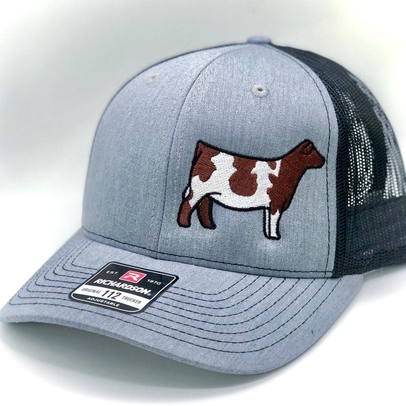Shorthorn Embroidered Trucker Hat – Classic Livestock Show & Ranch Cap ...