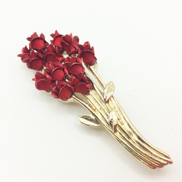 Dozen Roses Brooch - Etsy