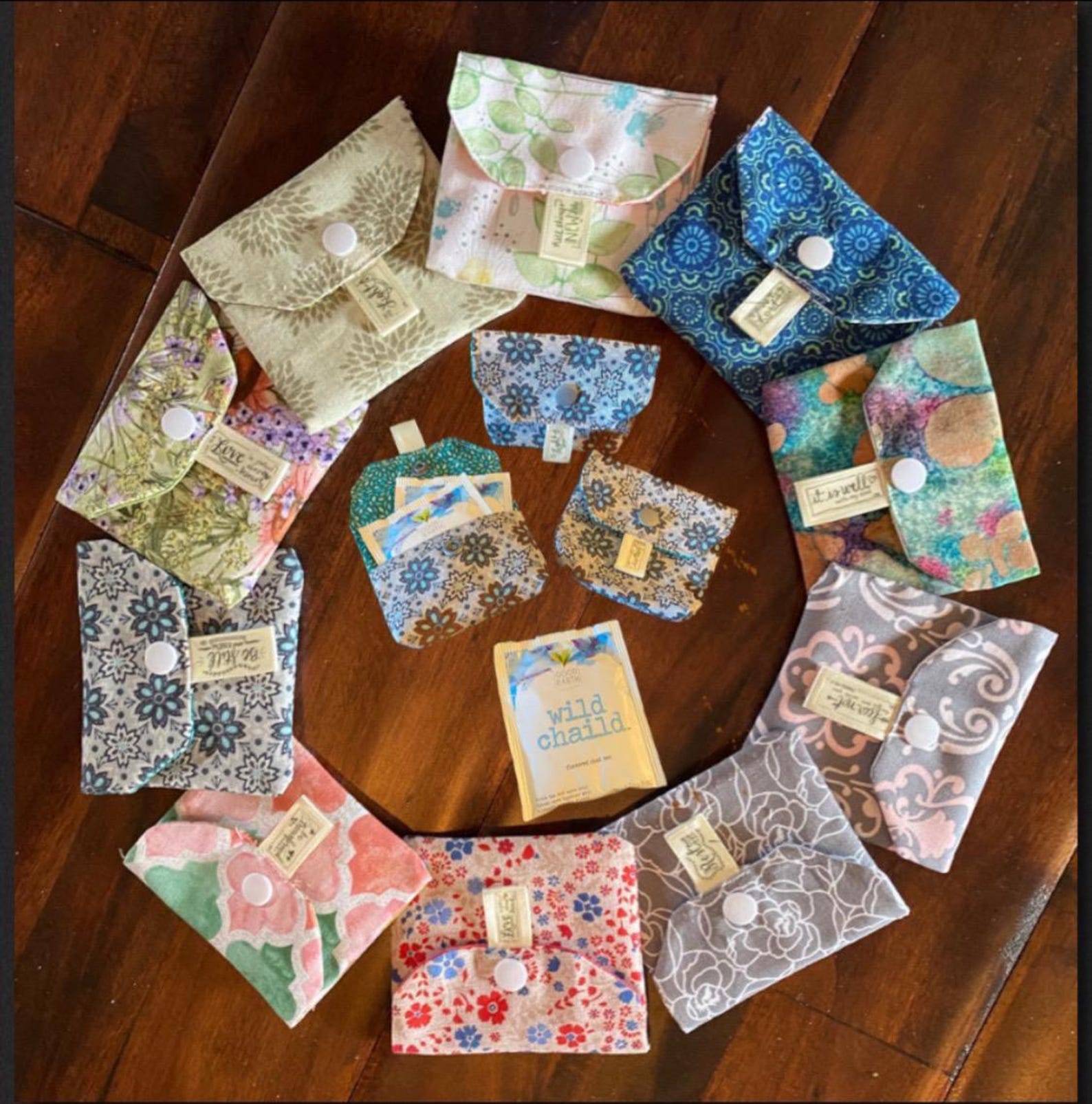 Promises & Tea (tea Bag/sweetener Wallet) - Etsy