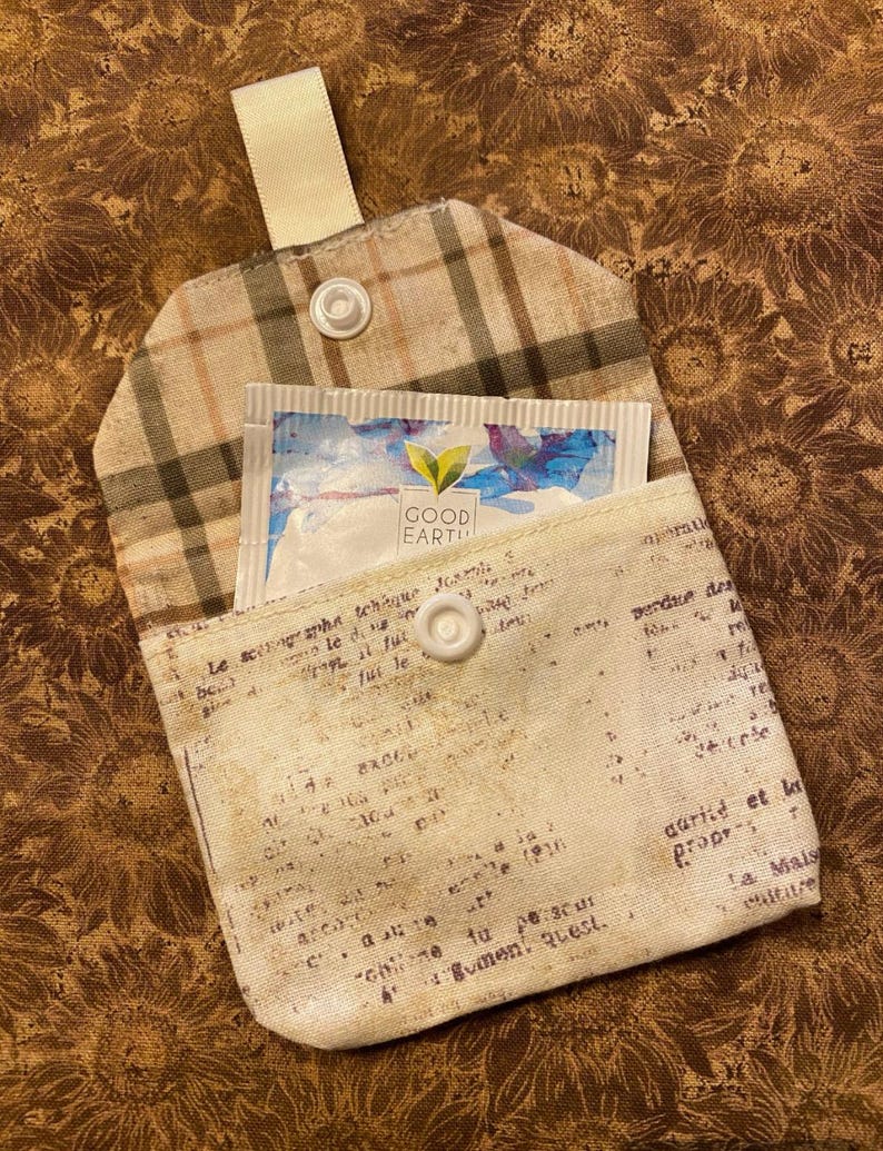 Promises & Tea (tea Bag/sweetener Wallet) - Etsy