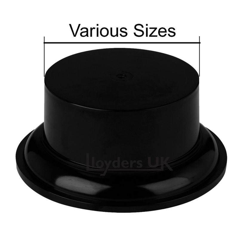 Trophy Base / Plinth, Weighted Round Black Trophy Base, Ideal for ...