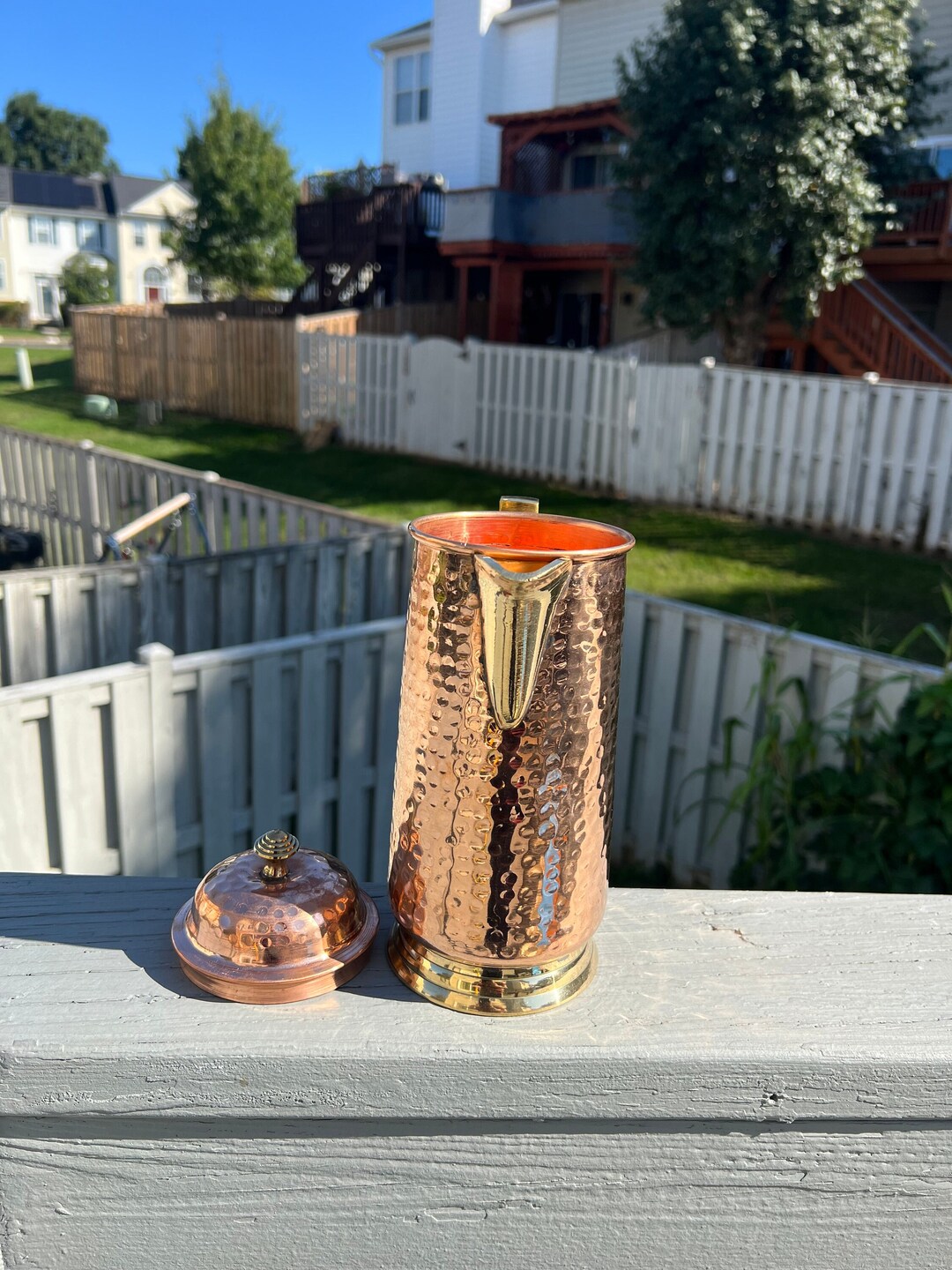 Nepali Copper Jug/ Water Vessel - Etsy