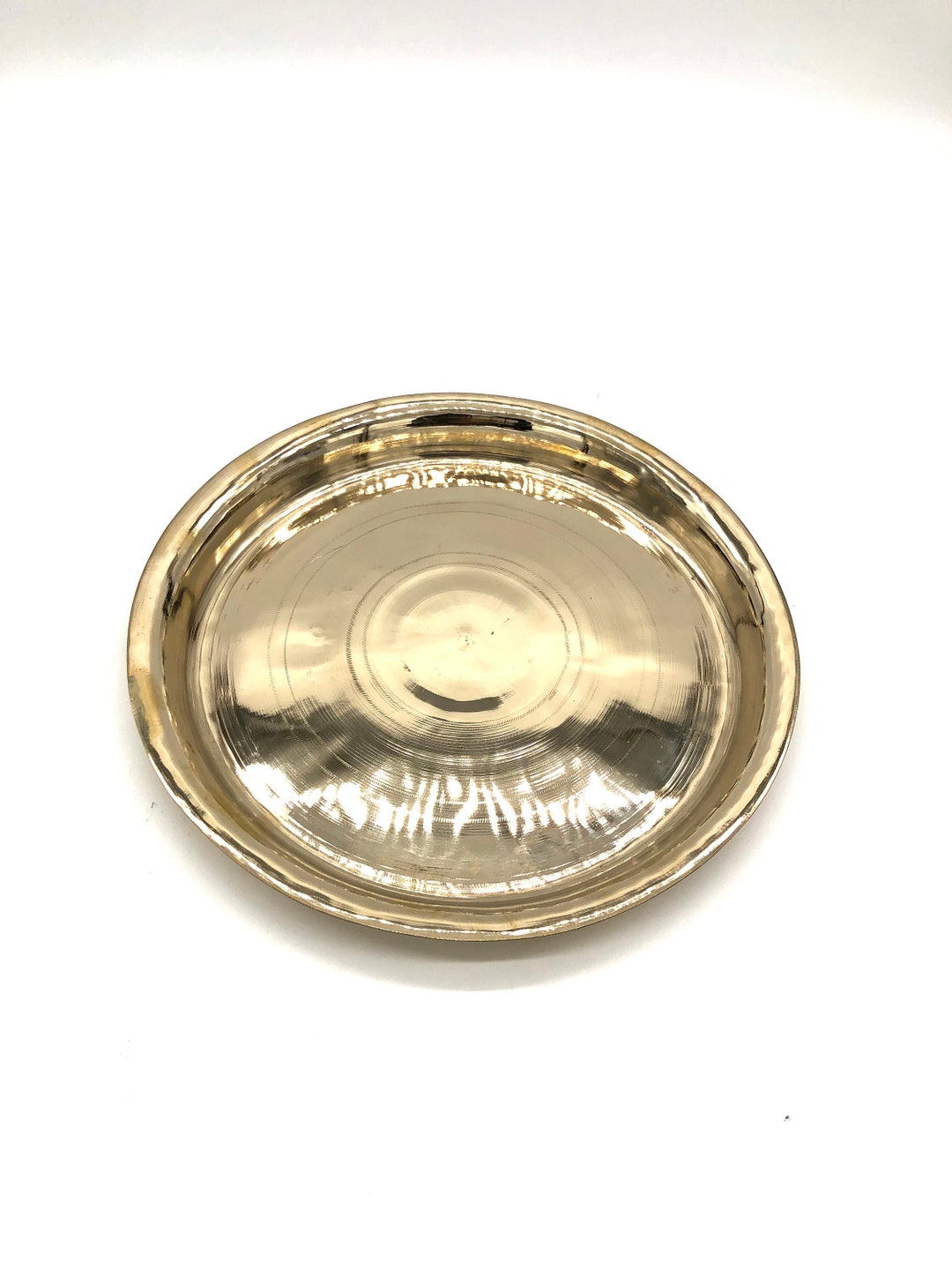 Thakali Design Brass Dinner Plate/ Kaas Thaal/ Jharka Thaal - Etsy