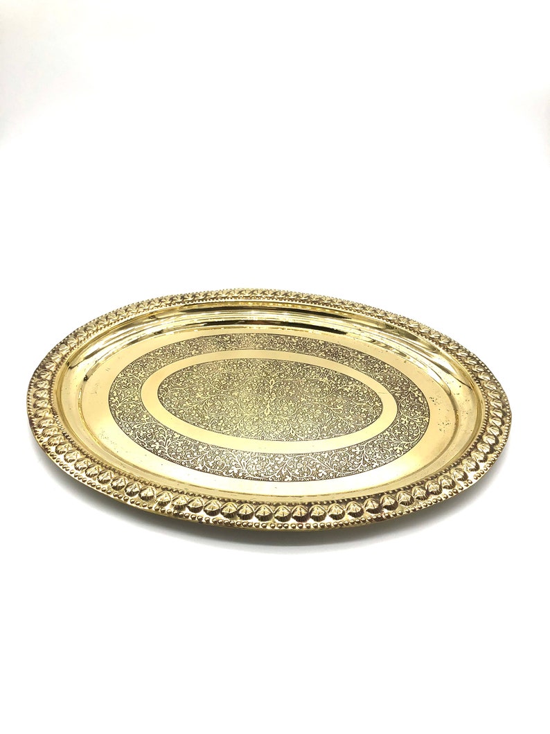 Brass Wine Cup Set (round Design) / Home Decor / Beautifully Crafted ...