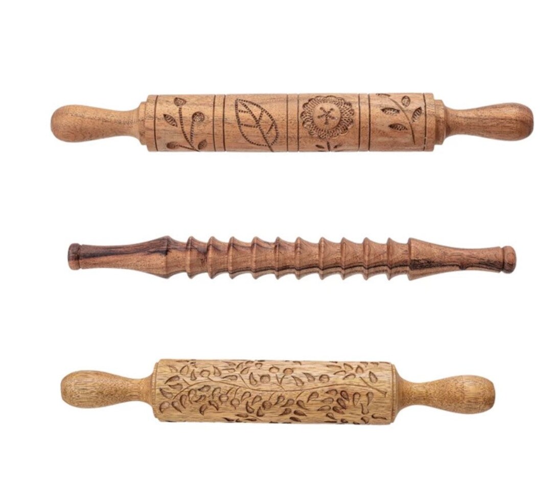 Modern Boho Farmhouse Vintage and Antique Style Hand-carved Kitchen ...