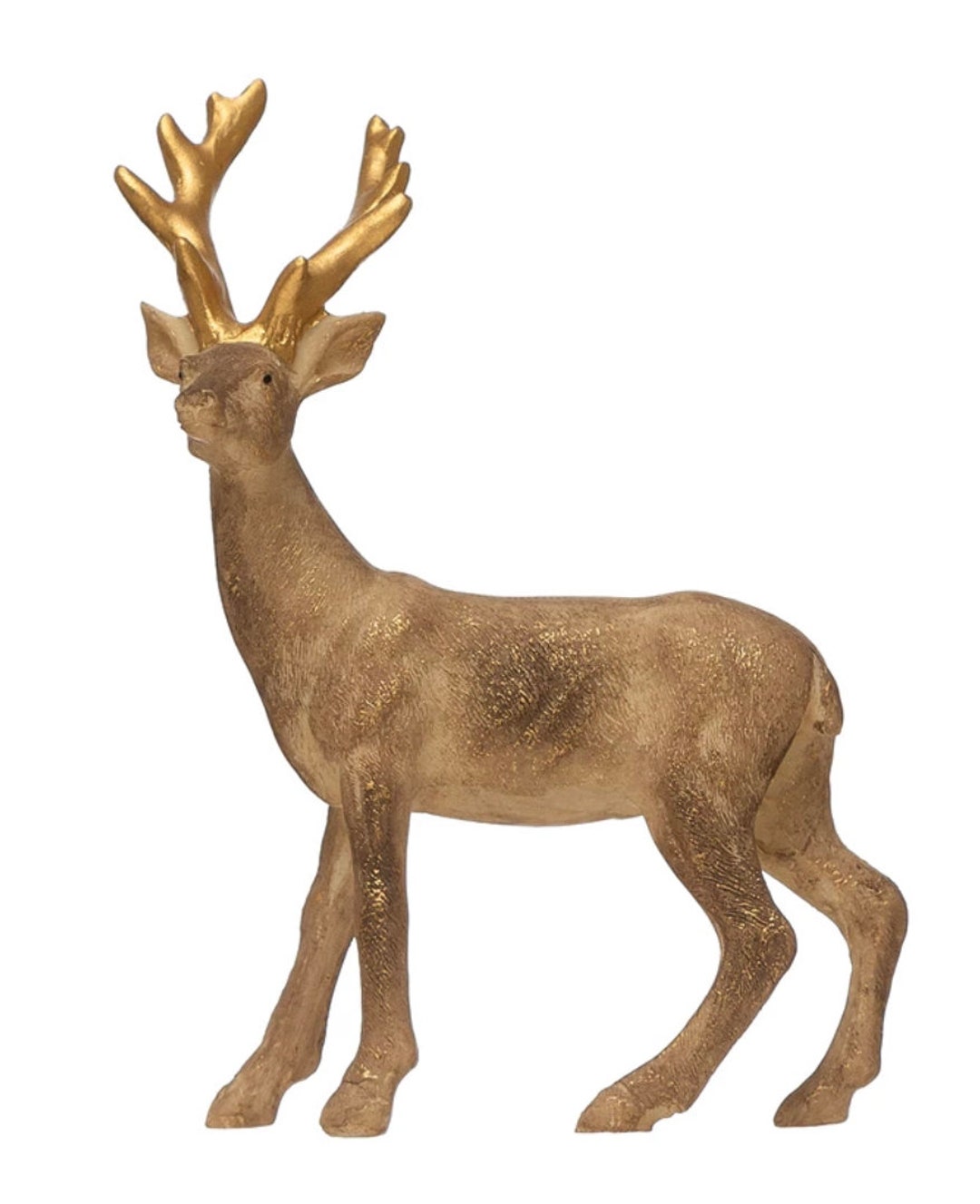 Gold Accented Deer Shelving & Tiered Tray Figurine Decor - Etsy