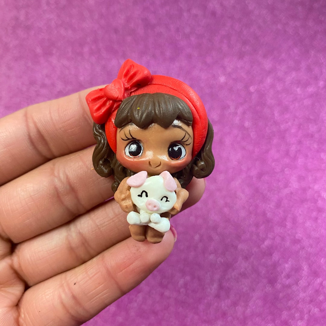 Toddler Princess, MOANA, Bow Clay Center, Clay Charm, Clay Bow Center ...