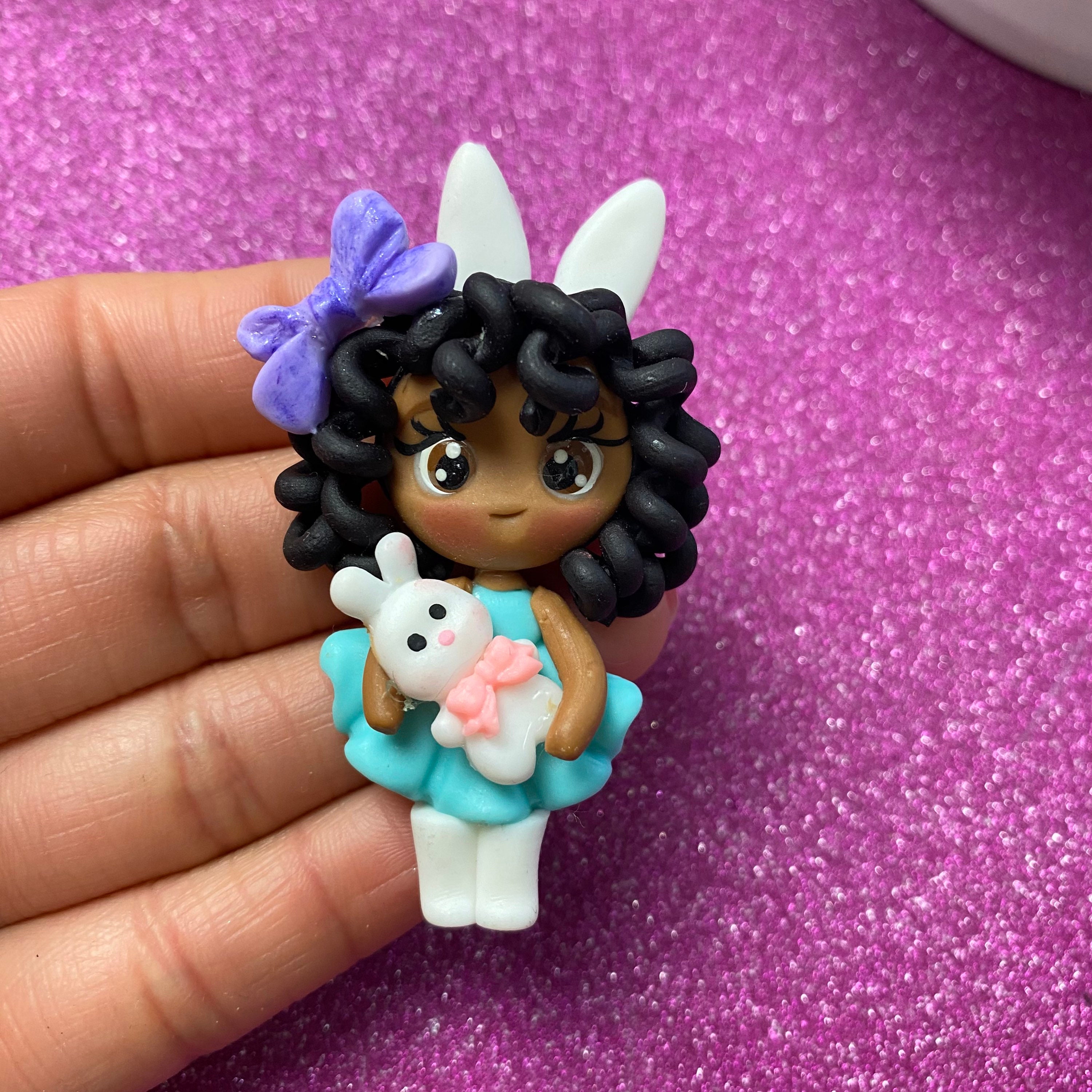 Polymer Clay Chibi Girl