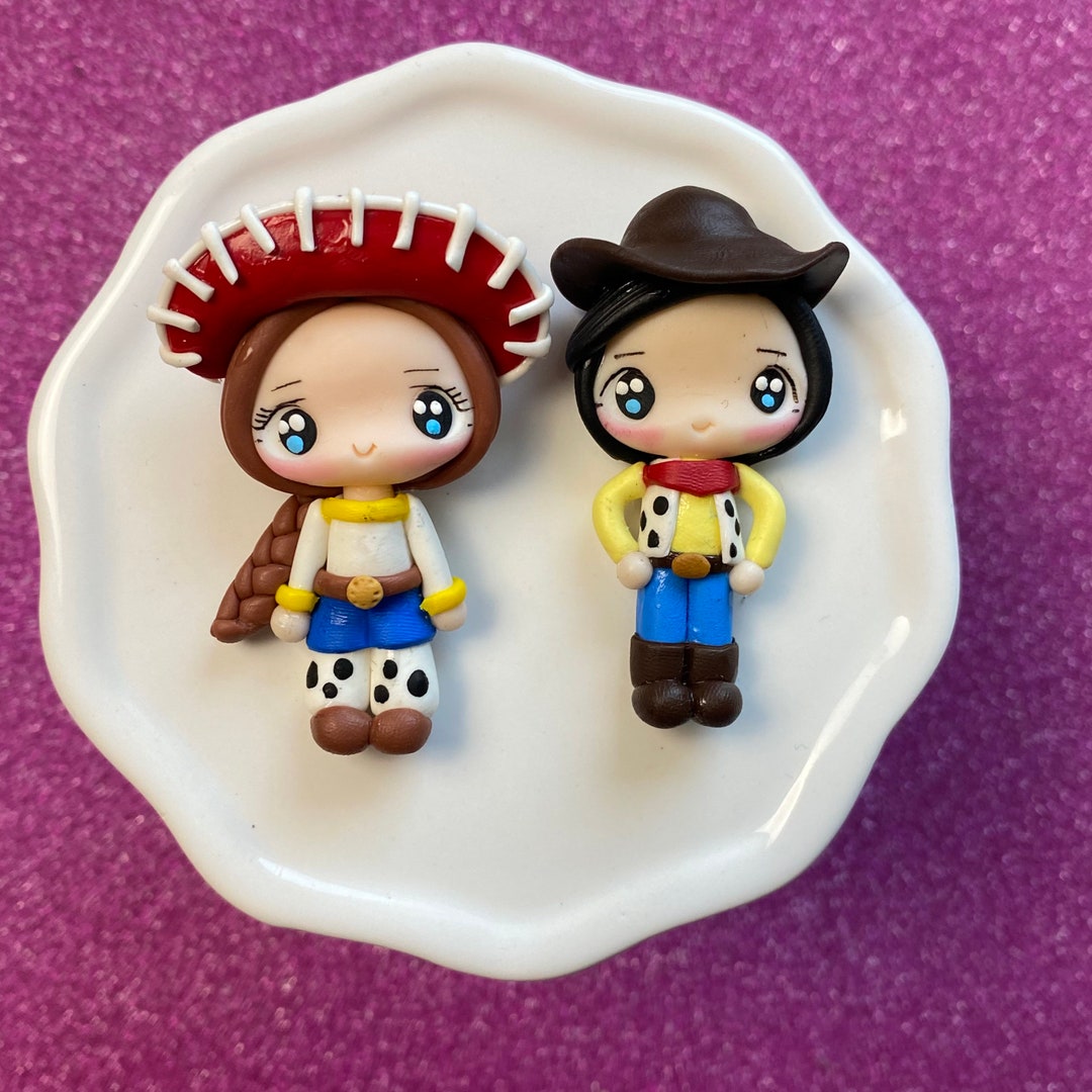 Story Toy, Woody, Jessie, Bow Clay Center, Clay Charm, Clay Bow Center ...