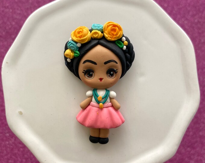 Frida, Cinco De Mayo, Frida Kahlo, Bow Clay Center, Clay Charm, Clay ...