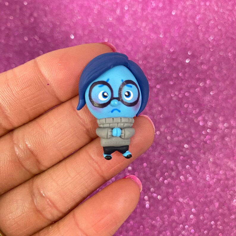 Inside Emotions Movie Joy Sadness Anger Bow Clay Center - Etsy