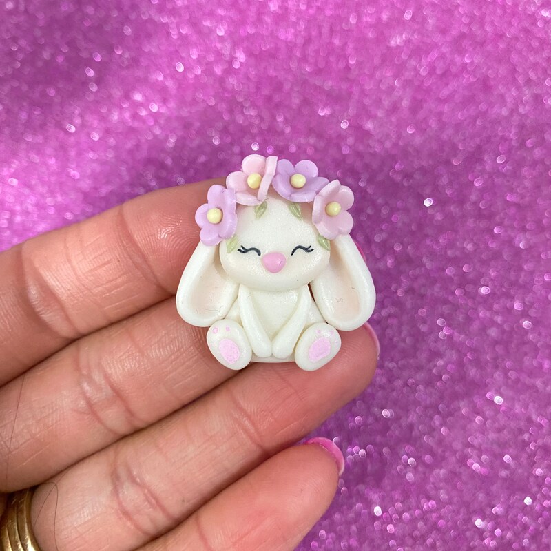 Polymer Clay Bunny - Etsy