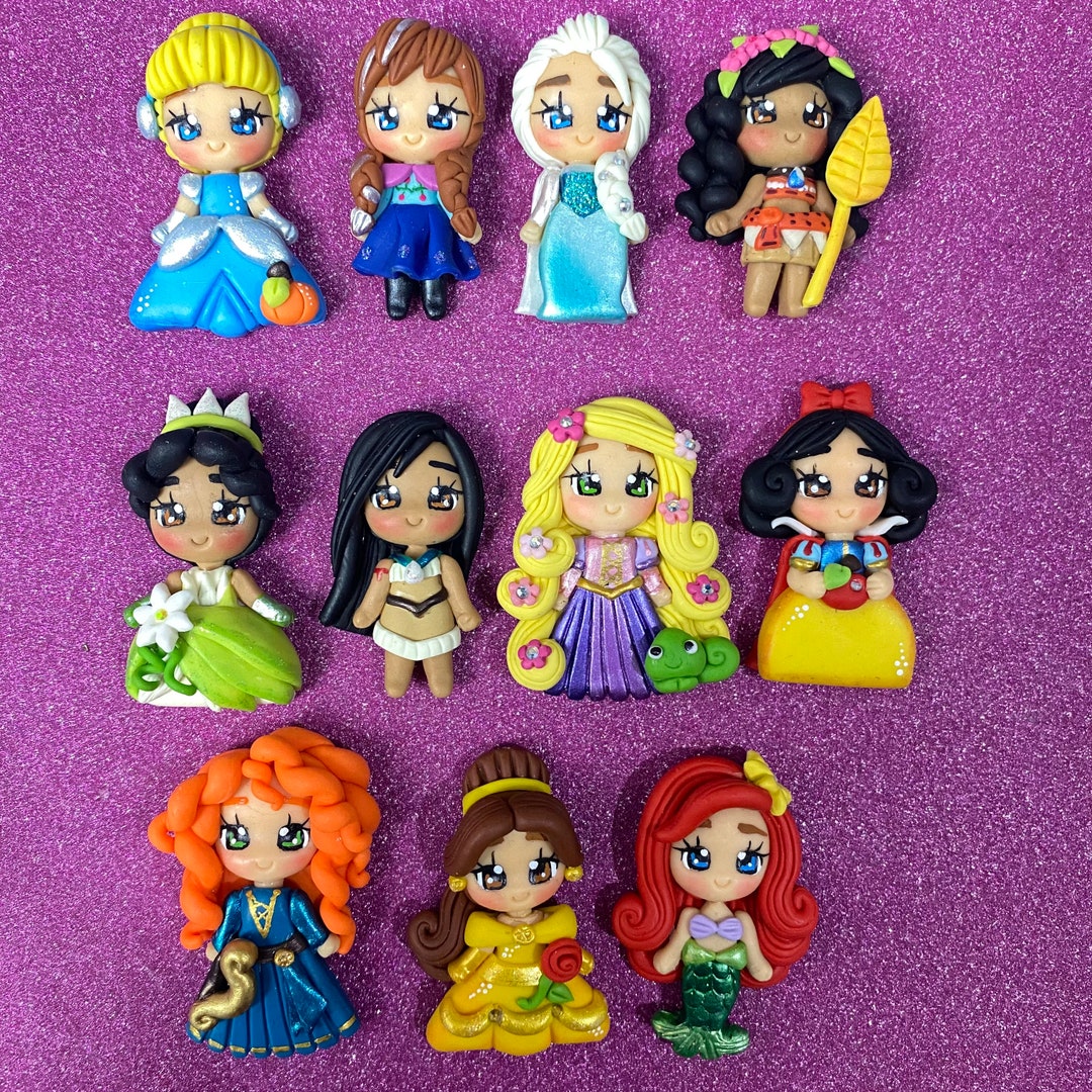 Princess Clay Choose One Bow Clay Center Clay Charm Clay - Etsy
