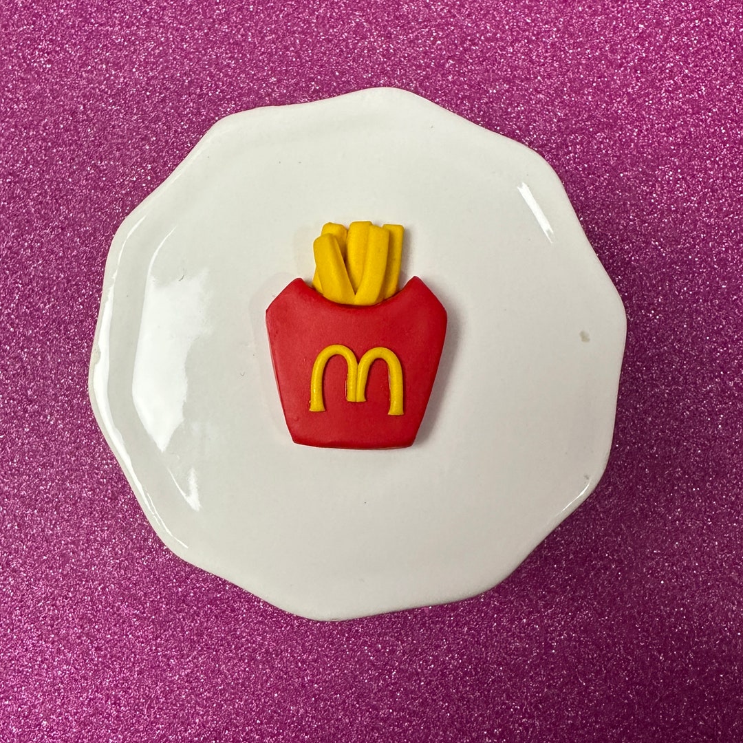 Fries, French Fries, Fast Food, Bow Clay Center, Clay Charm, Clay Bow ...