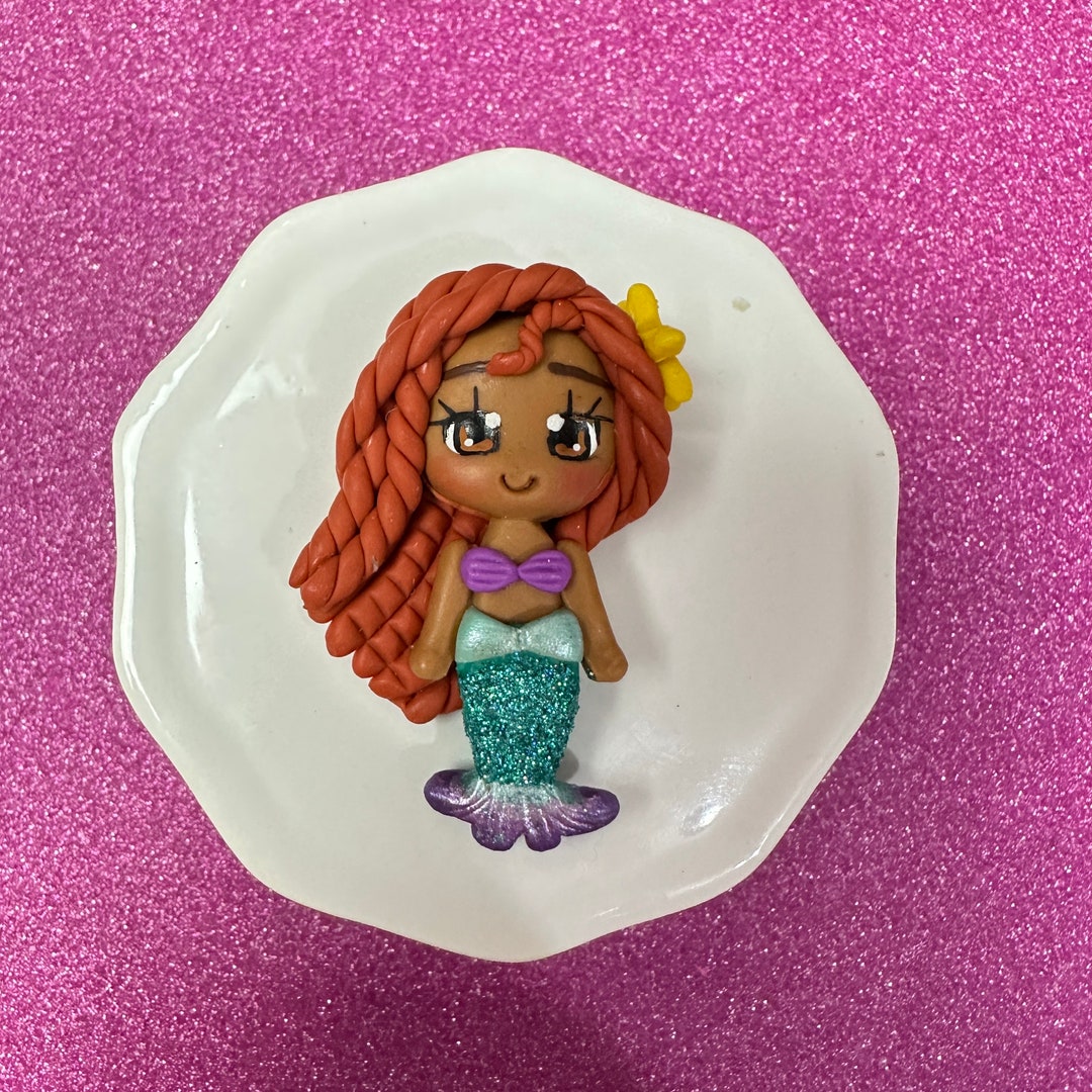 New Ariel, Halle, Bow Clay Center, Clay Charm, Clay Bow Center, Polymer ...