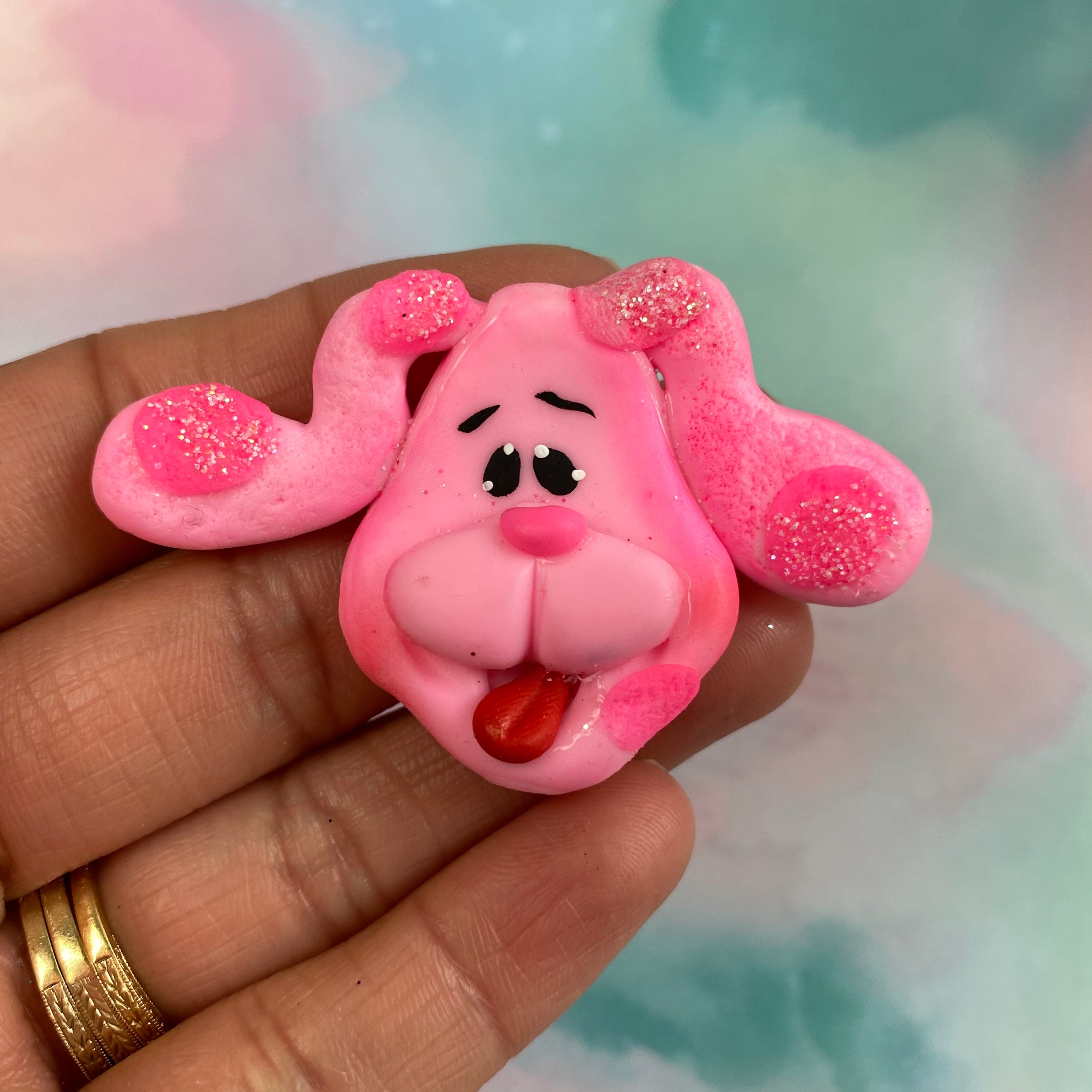 Blue Dog Clues CHOOSE ONE Bow Clay Center Clay Charm Clay - Etsy